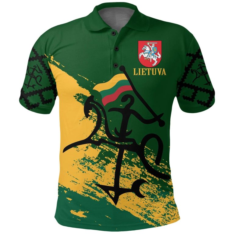 Lithuania Polo Shirt - Lithuanian Tattoo A7 - Hot Sale 2024