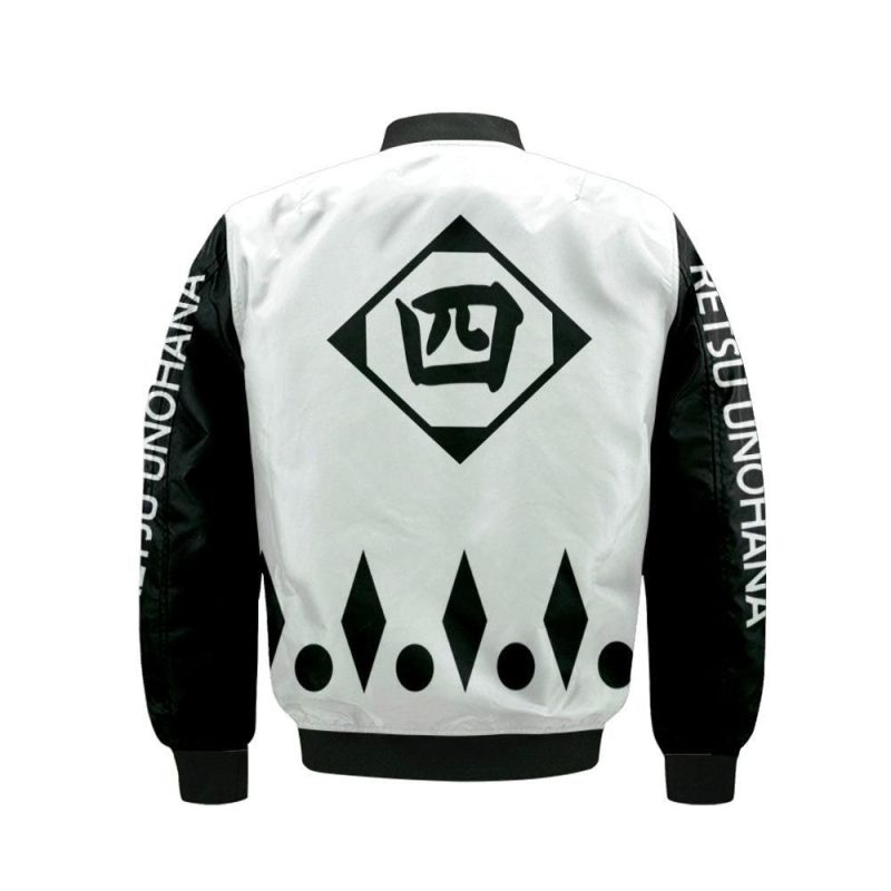 Retsu Unohana Fourth Division Bomber Jacket Custom Bleach Cosplay ...