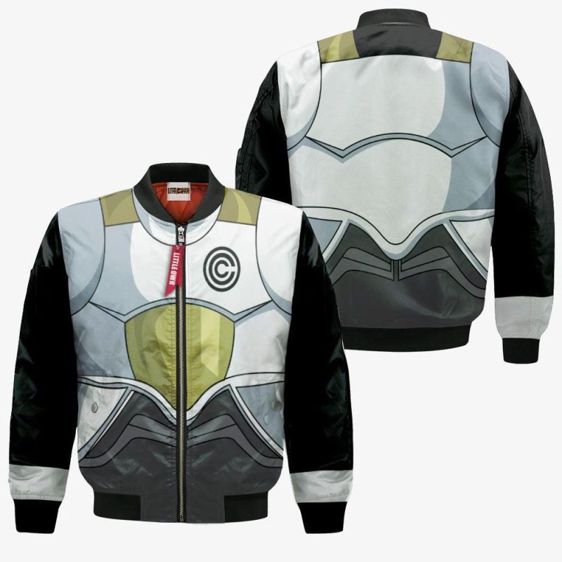 Vegeta Bomber Jacket Custom Capsule Corp Armor Dragon Ball Cosplay ...